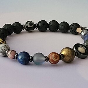 Space Geek Sci Fi Gift Solar System Bracelet Galaxy - Etsy