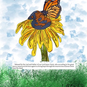 Butterfly Hope Jeremiah 29 Beautifulgoodnews Bible - Etsy