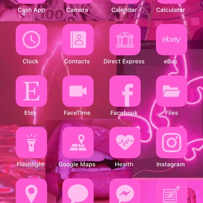 200 Red and Neutral Icons-ios 14 Red Icon Set-dark Red Ios 14 - Etsy