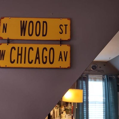 Vintage Chicago Street Signs - Etsy