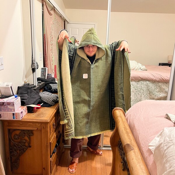 100% Wool Poncho Style Mapuche Made in Ecuador by Milmarte - Etsy