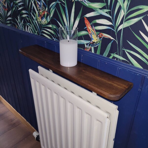 Handmade Radiator Shelf, Made From Solid Wood, Rustic Style ...