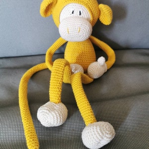 Mike the Monkey Amigurumi Crochet Pdf Pattern EN, DK & NL - Etsy