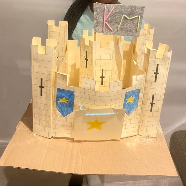 Castle Printable Papercraft - Etsy