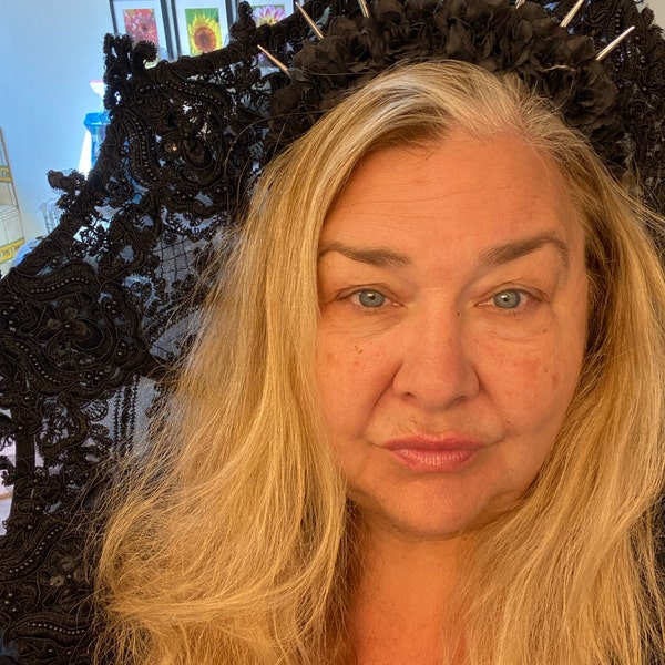 Fringe Cage Suit Lace Cage Black Elastic Harness Cage Playsuit Elastic ...