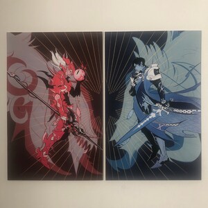 Aymeric and Estinien Mini Prints - Etsy