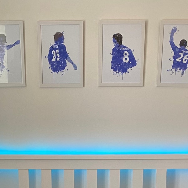 UK Football Stadiums - Periodic Table Art Print - English, Scottish ...