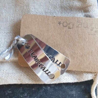 Trainer Tags, Lace Tags, Shoe Tags, Hand Stamped, Sneaker Tags, Custom ...