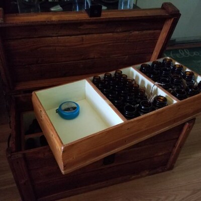 Hidden Gun Storage Box , Valet Box for Man , Reclaimed Wood Box With ...