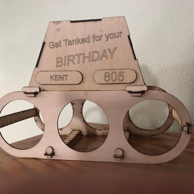 Laser Cut File Vector Bottle Tank CNC SVG DXF Pdf Cdr - Etsy