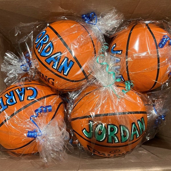 Personalized Standard Size Basketball Custom Hand Painted Basketball ...