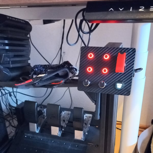 Elgato Stream Deck Mount and Button Box With LED Buttons | 3 Encoders ...