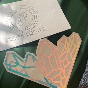 Crystal Corner Suncatcher // Window Decal // Prism Sticker // - Etsy