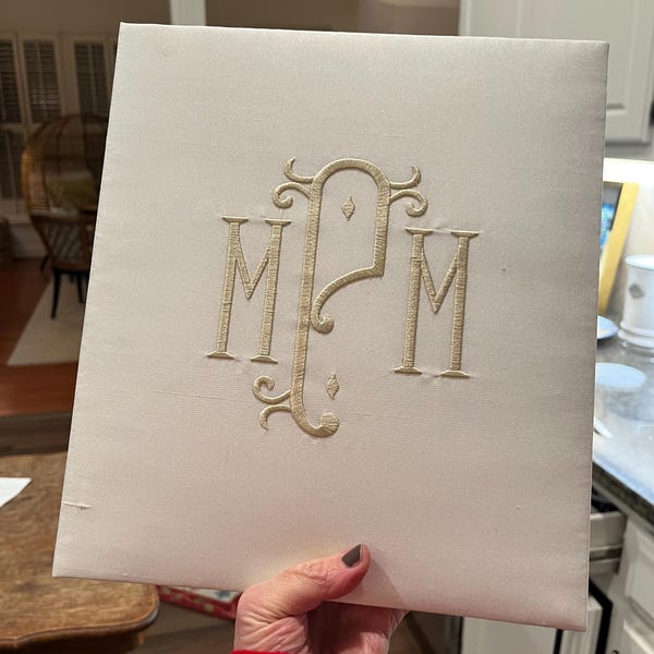 Monogrammed Wedding Book - Etsy