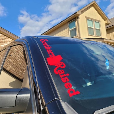 Southern Raised Georgia 24 Vinyl Decal Sticker GA South Diesel Truck ...