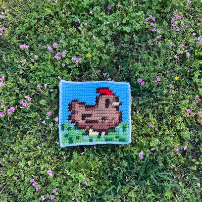 Crochet Fish Bone Wall Tapestry Pattern Digital Download PDF - Etsy