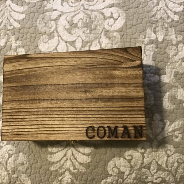 Pre-built or Hand-built Custom Name Wooden Rock Box, Nature Collection ...