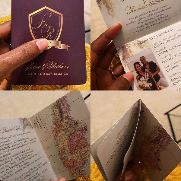 Rose Gold Boarding Pass Rose Gold Invitations, Reply Luggage Tags - Etsy