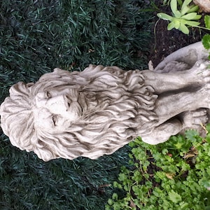 Studious Monkey Ape Stone Garden Statue Outdoor Animal - Etsy