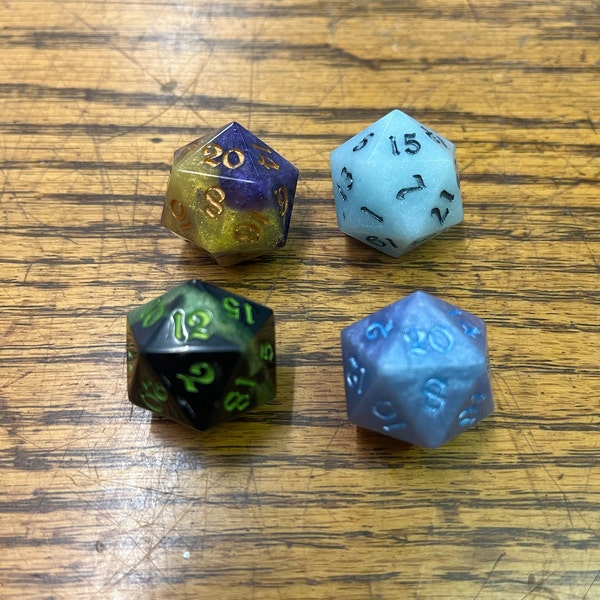 Arctic Blue Dice (2d6 Pair) - Etsy