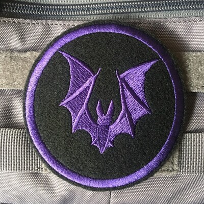 Bat Patch, Goth Bat, Vampire Bat, Iron on Patch, Gothic Patch ...