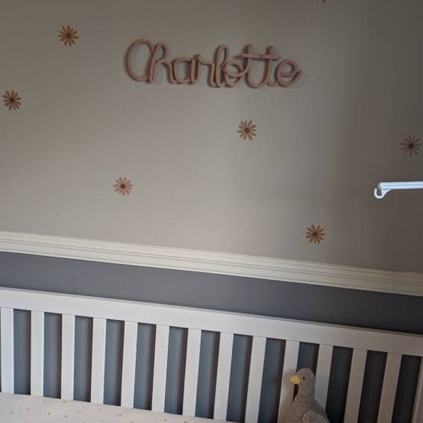 Custom Multi Colored Knitted Names Customized Baby Name for Nursery ...