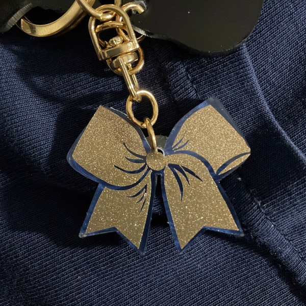 Zindee Svg Keychain Cheer Bow Svg Template for Keychain, Zindee Acrylic ...