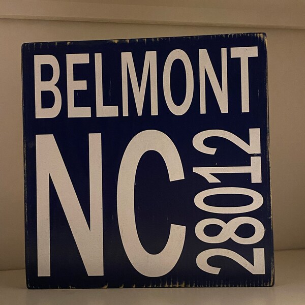 City State Zip Sign - Etsy