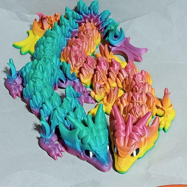 Lightning Bolt Dragon 3D Printed 45cms Long - Etsy