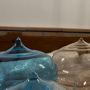 Hand Blown Glass Pendant Light, Kitchen Island Light , Ceiling Light ...