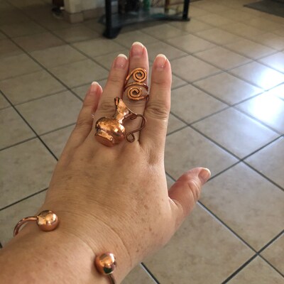 Set of 2 Kitchen Magnets, Kitchen Decor, Copper Magnets, Copper Pan ...