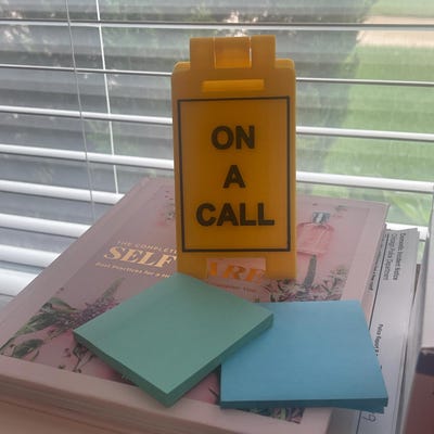 ON A CALL Mini Floor Sign Custom Colors 3D Printed - Etsy