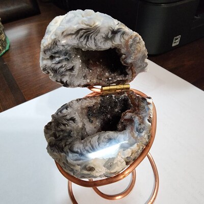 Dangling Geode Essential Oil Warmer 240303 - Etsy