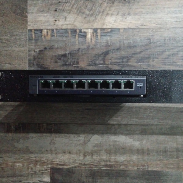 Netgear 8 Port Switch - 1U Rack Mount - Etsy
