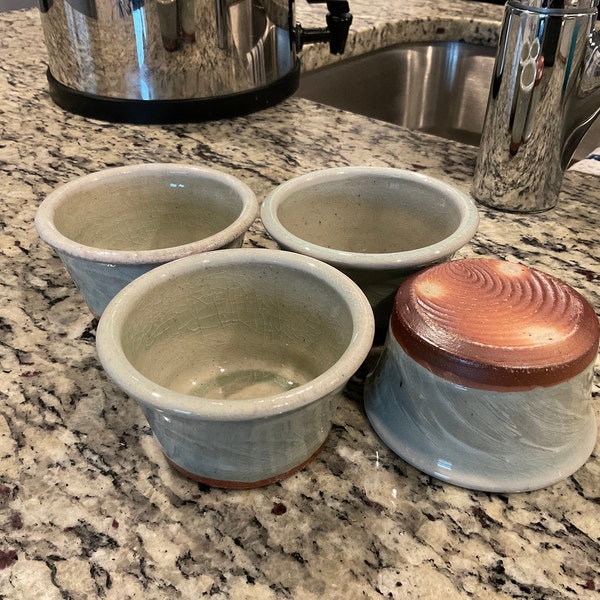 Vase, Single Stem, Ceramic Vase - Shino - - Wood Fired Stoneware ...