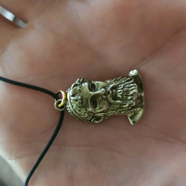 Zeus Lycaeus and God Pan Silver Coin Pendant Necklace, Arcadian Coin ...