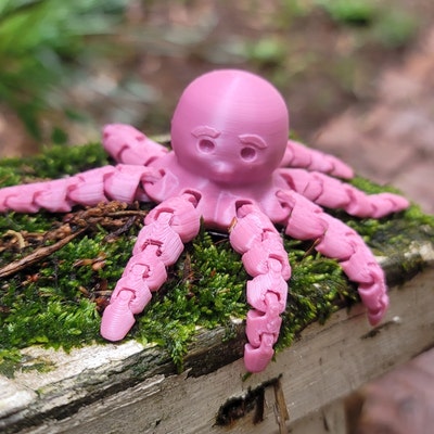 Flexible Slug 3D Print STL File, Flexislug 3D Printer File, Fidget ...