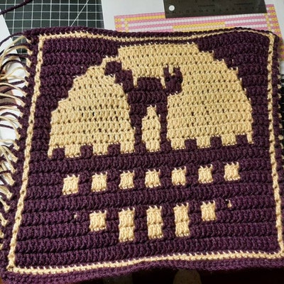 PDF PATTERN Old Timey Victorian Alphabet Mosaic Crochet - Etsy