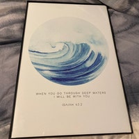 CUSTOM Joshua 1 9 Printable Baptism Gift Christian Name Wall Art ...