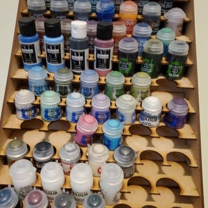 Wall Mounted Hobby Paint Storage Rack Vertical - Etsy
