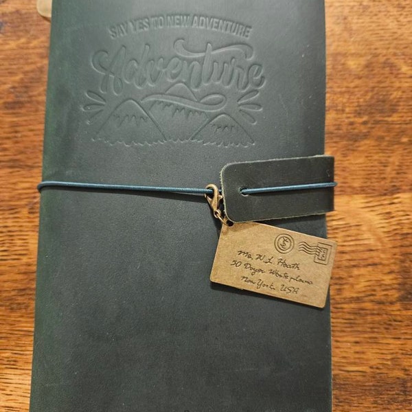 Custom Leather Journal Personalized Handmade Travel Leather Bound ...