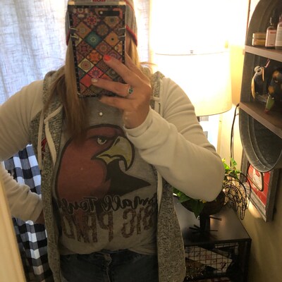 Mustangs Grunge Football Mom/ Football Shirt/ Sports Mom - Etsy