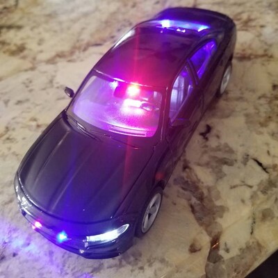1/24 Dark Gray Unmarked 2022 Ford Police Explorer Diecast Model Replica ...