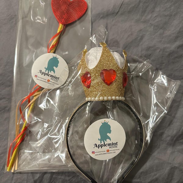 Queen of Hearts Crown, Queen of Hearts Costume Crown, Birthday Crown ...