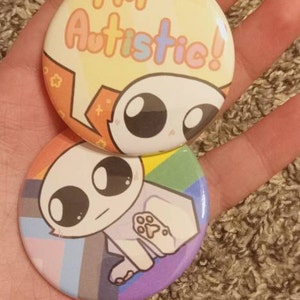 TBH Autism Creature YIPPEE i'm Autistic Pins/buttons - Etsy