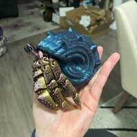 3D Printed Flexi Ball Python Snake - Etsy