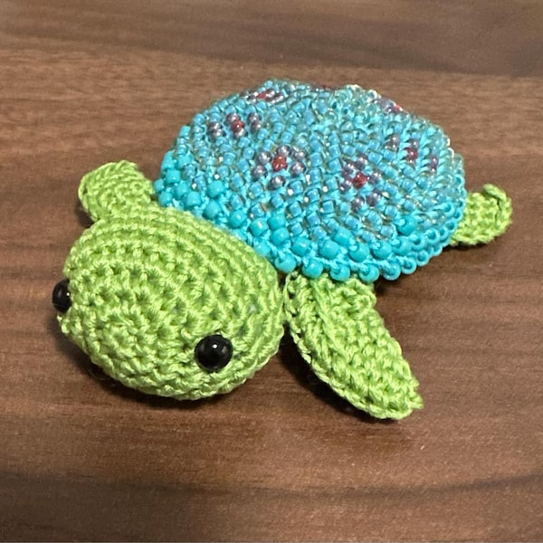 Bead Crochet Turtle Pattern PDF: Make Your Own Bead Crochet Turtle ...