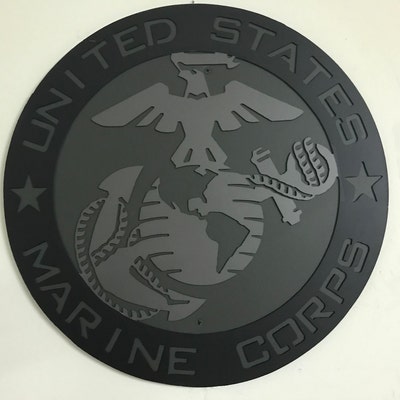 US Marine Corps Metal Sign Authorized Seller for USMC Logo USMC Sign ...