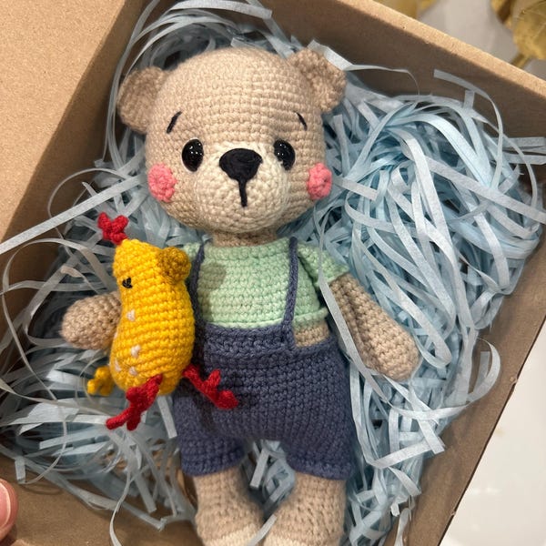 PDF Bruno the Bear/crochet Pattern in English and Polish/digital ...