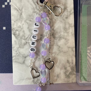 Custom K-pop Keychain photo Version - Etsy